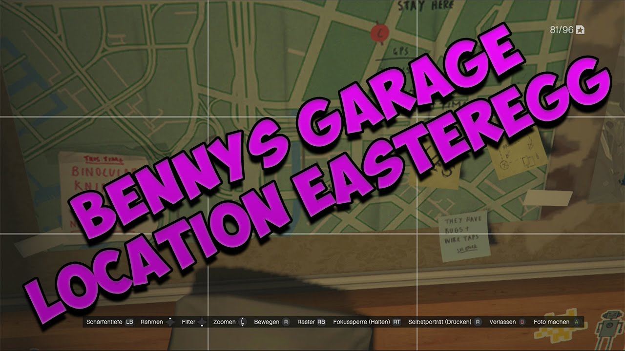 GTA V | BENNY´S GARAGE | EASTEREGG - YouTube