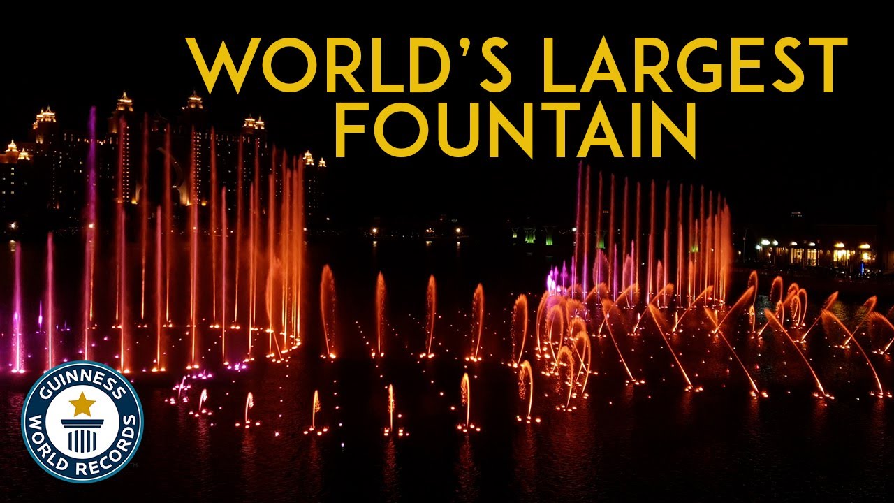 The world's largest Fountain is now in DUBAI 2020. The Palm Fountain ...