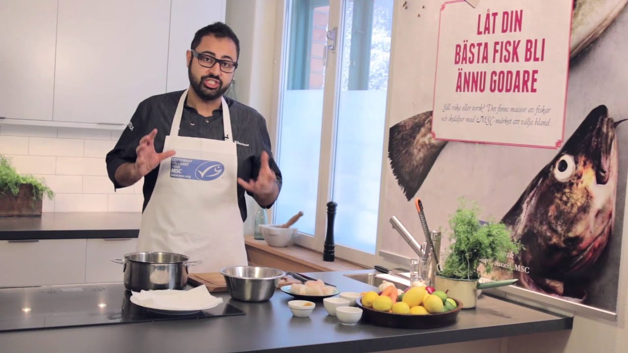 Fish and Chips, courtesy of Swedish Masterchef winner Amir Kheirmand ...