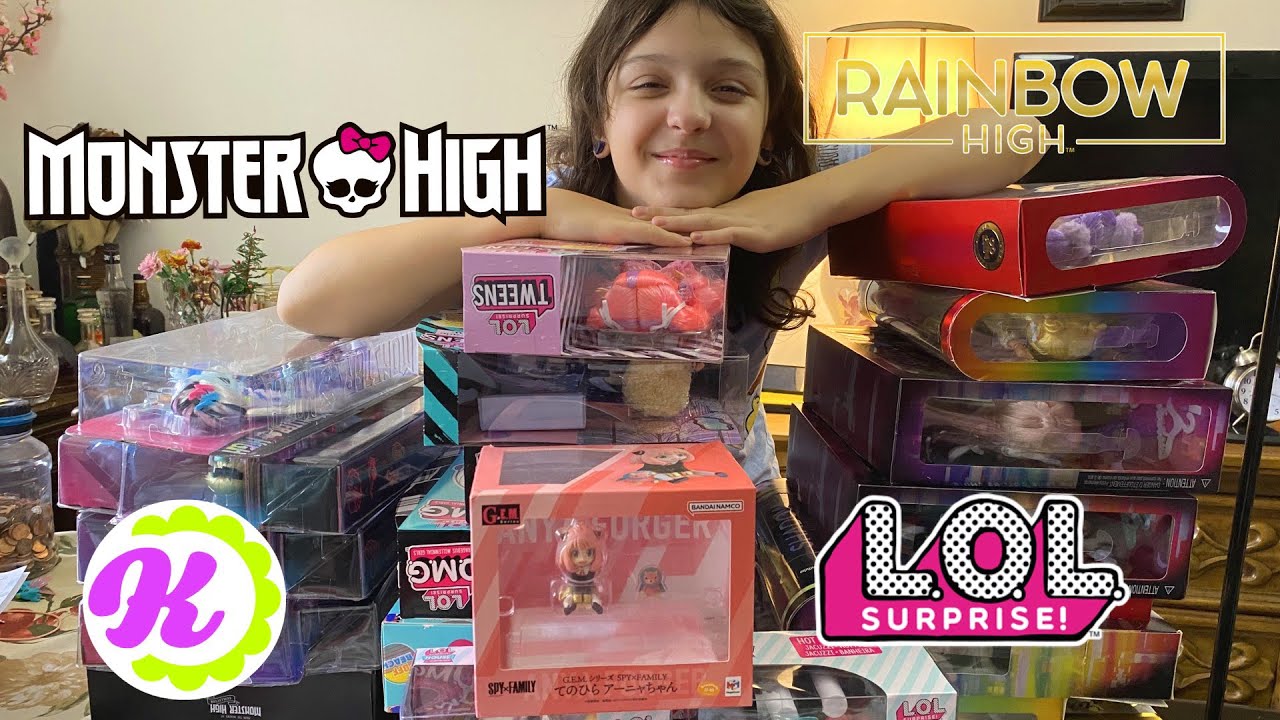 Новые куклы MONSTER HIGH dolls! Rainbow High doll, LOL Surprise Doll ...