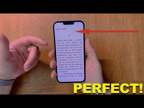 How to make your iPhone more like an e-Reader - Better for your eyes!