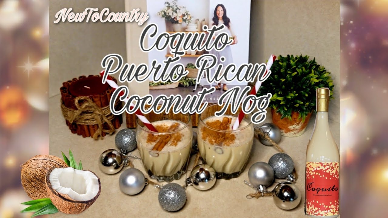 Puerto Rican Coquito | Coconut Nog | Easy step by step - YouTube