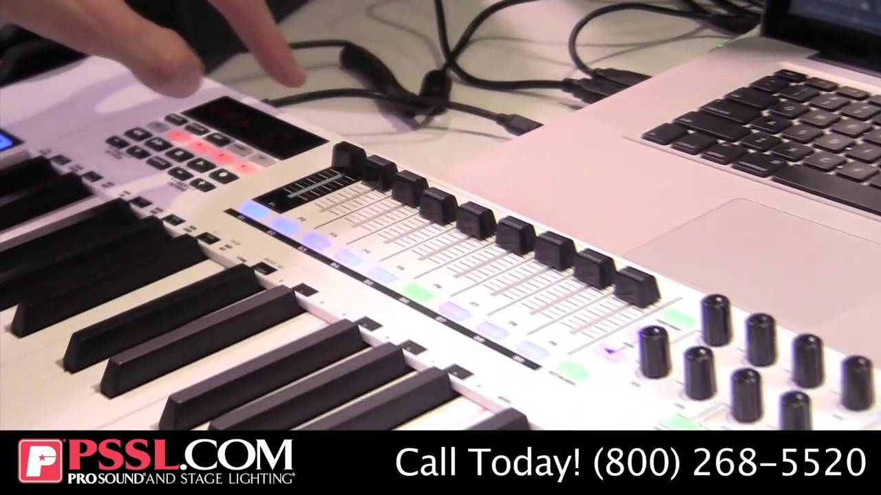 Code Series Keyboard Controllers from M-Audio - NAMM 2015 - PSSL - YouTube