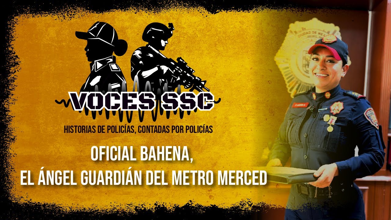 Oficial Bahena, El ángel guardián del metro Merced- SSC - YouTube