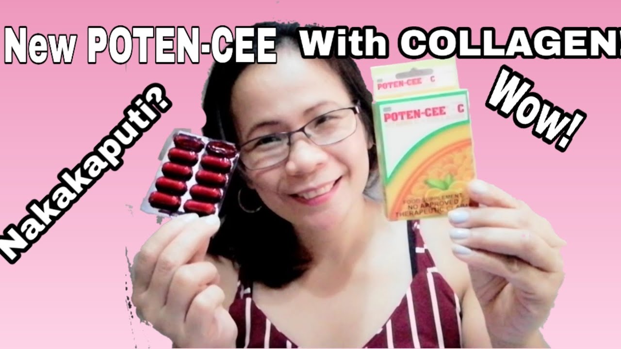 POTEN-CEE VITAMIN C +COLLAGEN || nakakaputi? - YouTube
