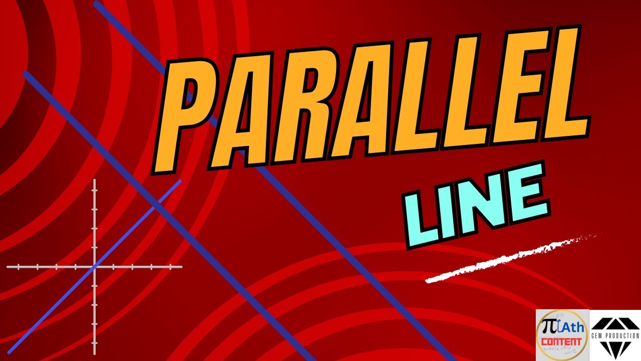 Finding Parallel Line of a Straight Line Equation - YouTube