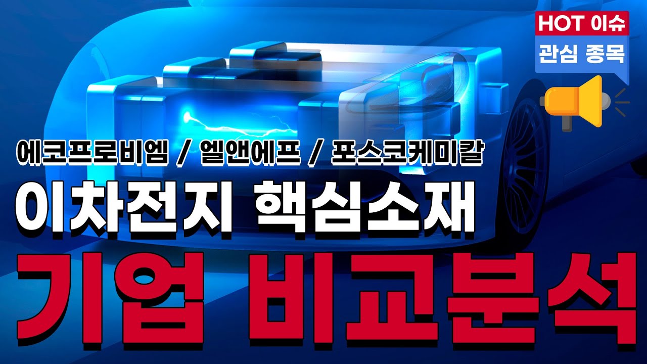 에코프로비엠 엘앤에프 포스코케미칼 | 2차전지 핵심소재 양극재 기업 비교분석 에코프로비엠 엘앤에프 포스코케미칼 Youtube