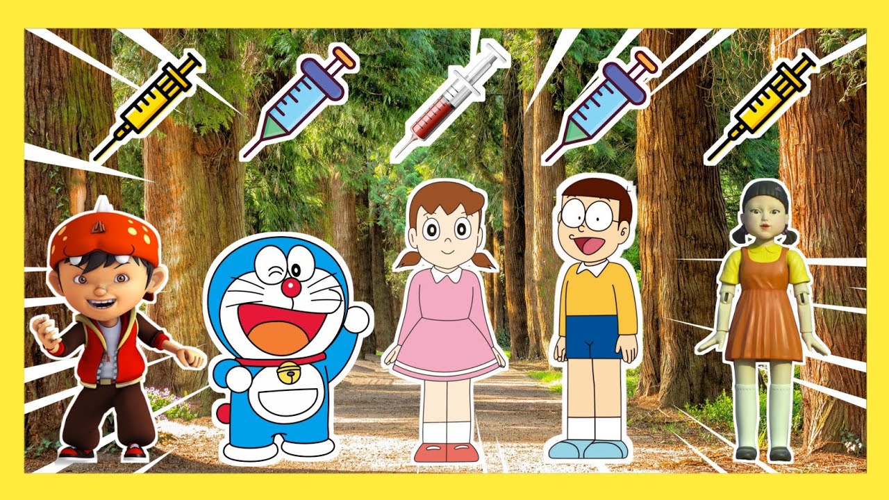 AYO !! KITA SUNTIK UPIN IPIN DAN KAWAN KAWAN BERSAMA BOBOBOY, DORAEMON ...