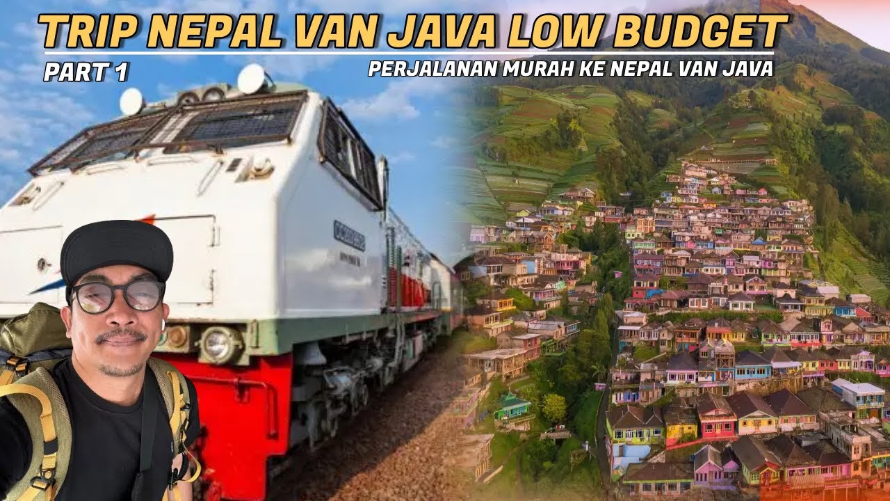 Hanya 200 Ribuan !! Bandung - Nepal Van Java Naik Kereta Api !! - YouTube