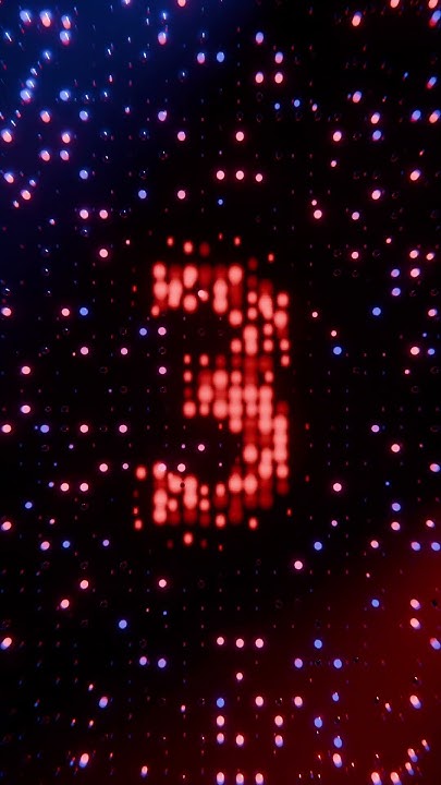 Blender Geometry Nodes Countdown Animation #blender3d #animation #3dart #motiongraphic - YouTube