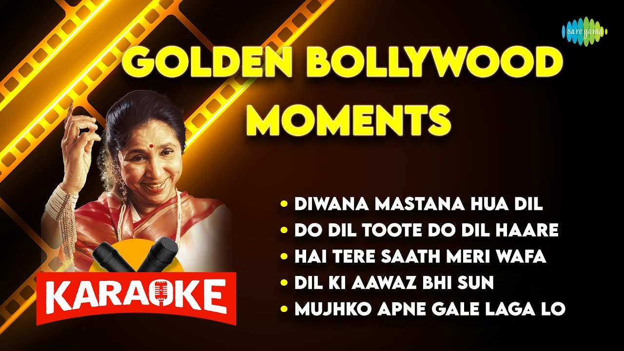 Golden Bollywood Moments- Karaoke with Lyrics | Diwana Mastana Hua Dil ...