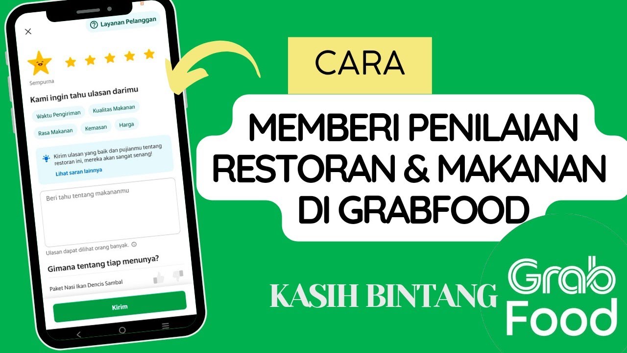 Cara Beri Penilaian untuk Restoran dan Makanan di GrabFood - YouTube