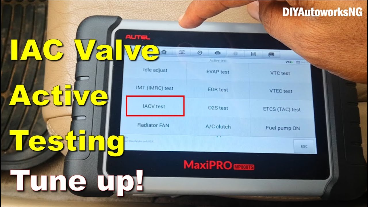 IAC valve testing with active scan tool: IAC valve not working well ...