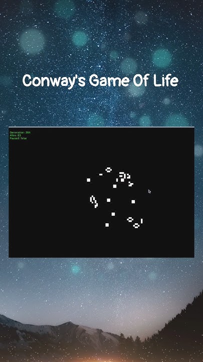 Conway's Game Of Life implementation in Java and JavaFX. #java #javafx #coding #gamedev - YouTube