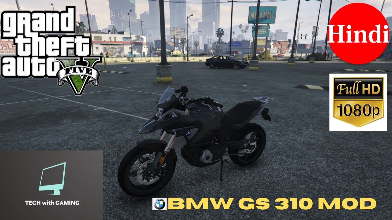 GTA 5: How To Install BMW GS 310 MOD 2021 || Best BMW Mod || TECH with ...