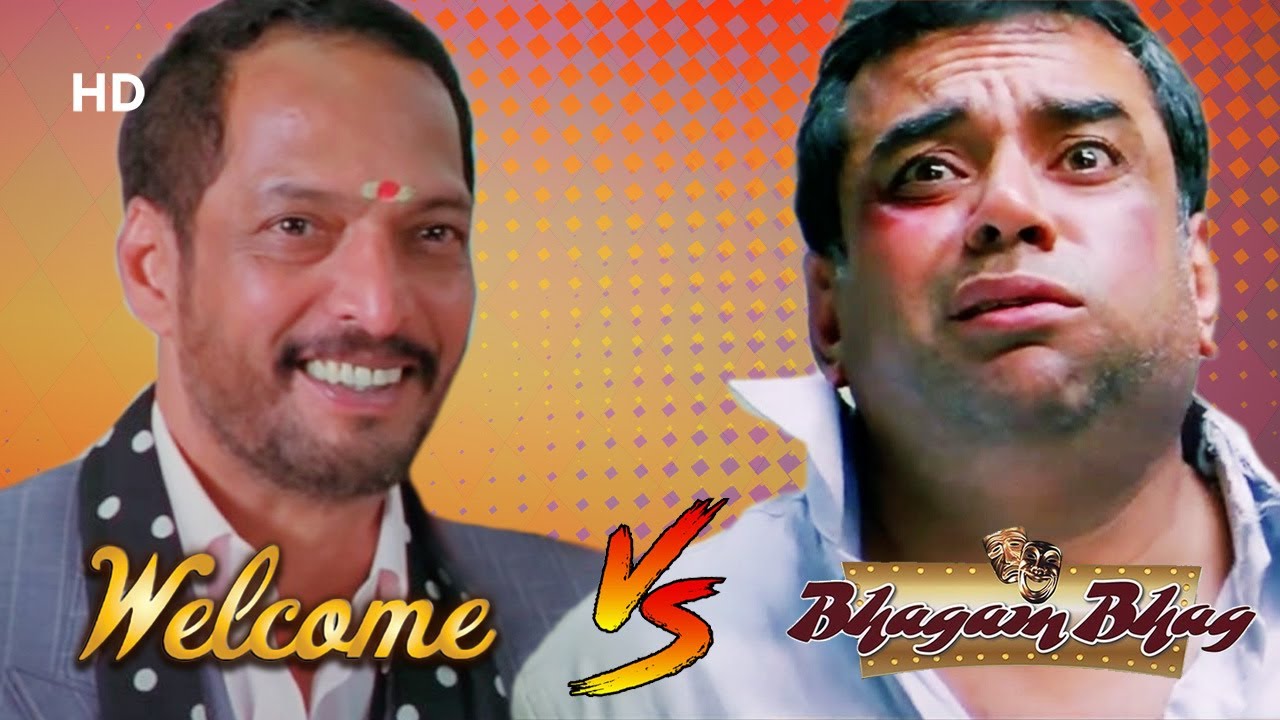 Welcome V/S Bhagam Bhag - Best Of Comedy Scenes - Paresh Rawal - Akshay ...