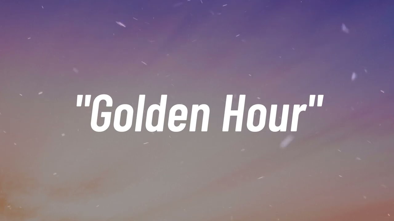 JVKE - golden hour (Music Video Lyrics) - YouTube