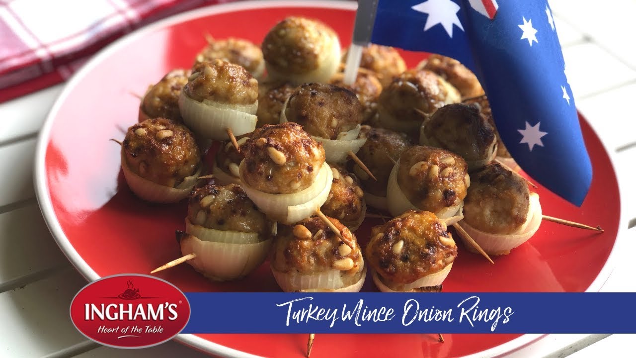Ingham's Turkey Mince Onion Rings - YouTube
