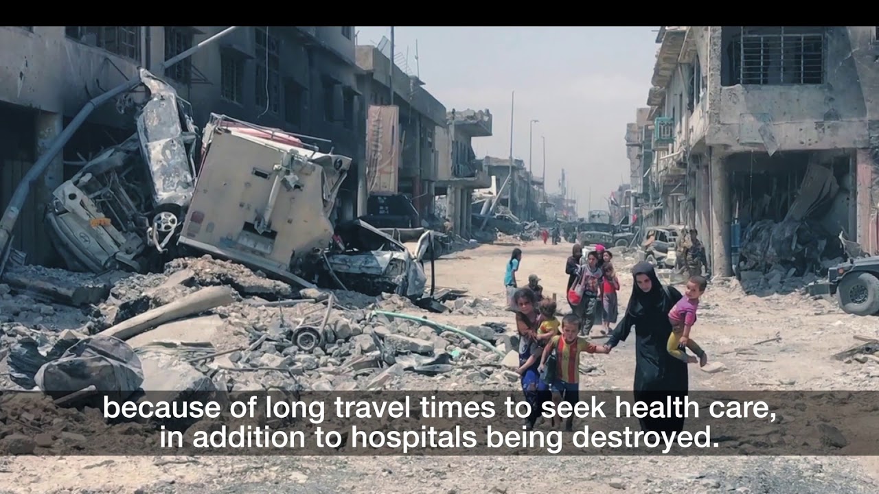 WHO: Field hospitals in Iraq - YouTube