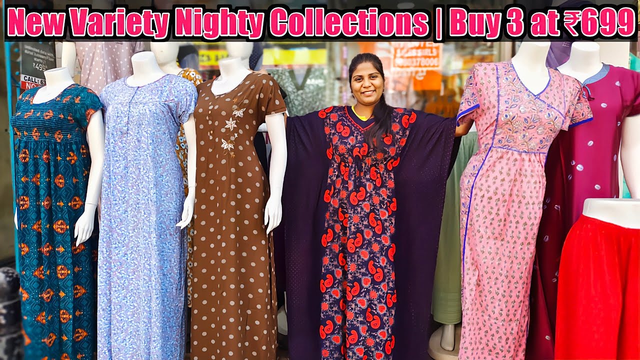 Kaftan Nighties & New Varieties of Nighty Collections | Combo offers ...