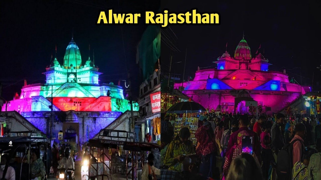 Diwali Decoration #Alwar Market | Alwar Diwali Time | Alwar video ...