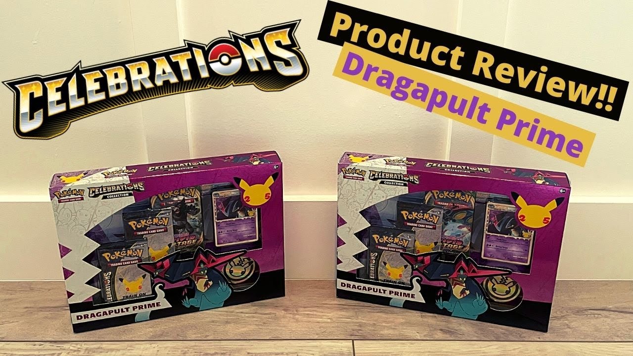 Early Look!! Pokemon Celebrations Dragapult Prime Box | Are They Worth ...