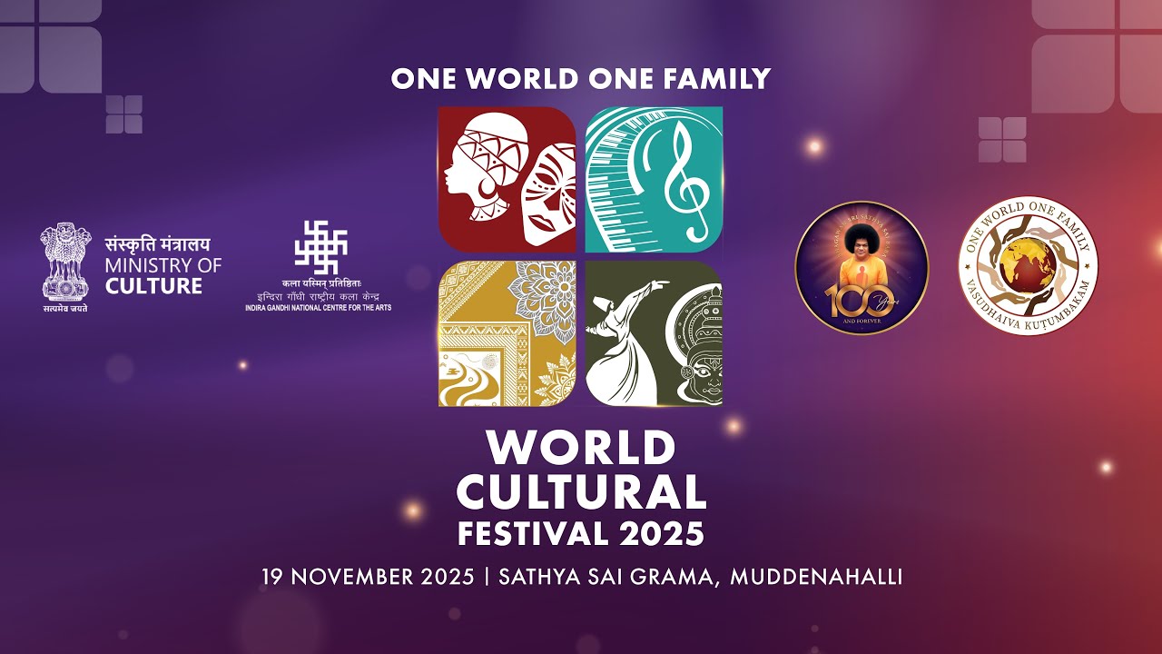 One World One Family World Cultural Festival: Day 96 | Live From Sathya ...