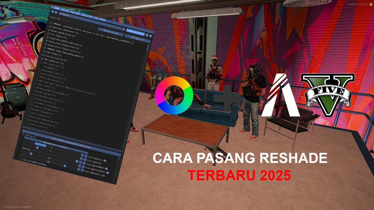 CARA PASANG RESHADE DI FIVEM DAN GTA 5 TERBARU 2025 - YouTube