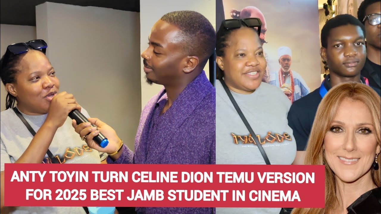 MOST HILARIOUS MOMENT TOYIN ABRAHAM TURN CELINE DION TEMU VERSION AS ...