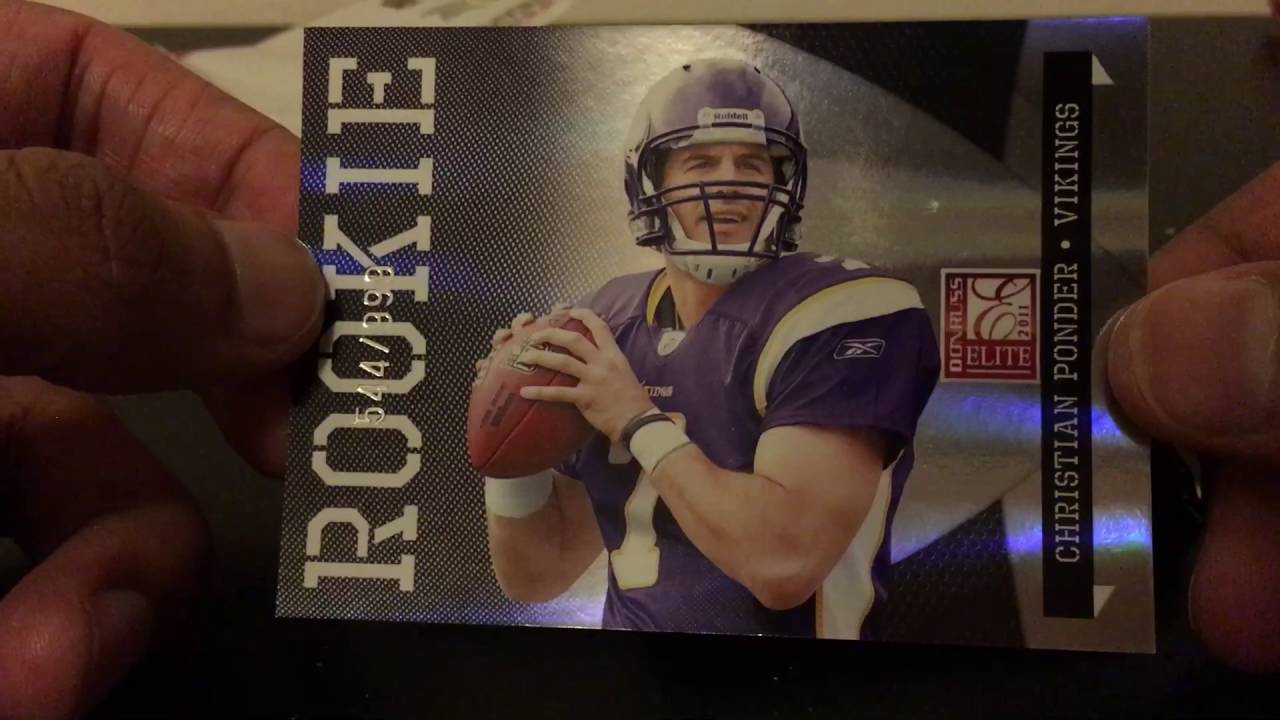 2011 Donruss Elite Football blaster #1 - YouTube