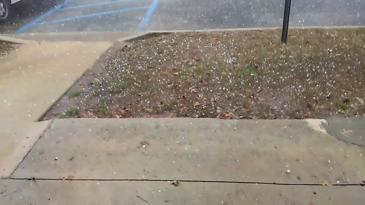 Hail Storm, March 1, 2017, Huntsville, Al - YouTube