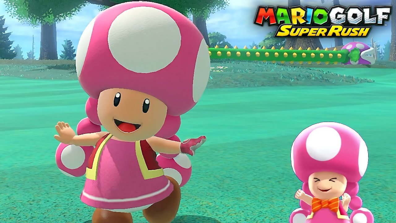 Mario Golf Super Rush Toadette Solo Wildweather Woods All 18 Holes ...