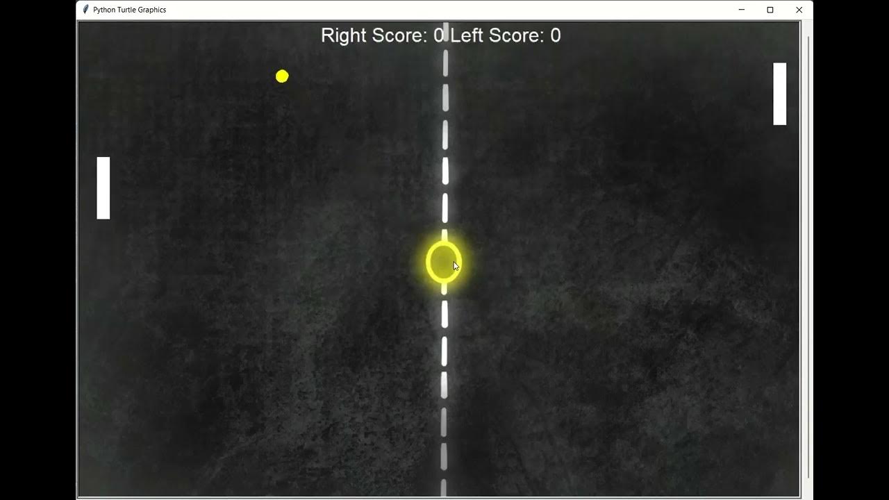 Simple Python Pong game🏓🐍 - YouTube