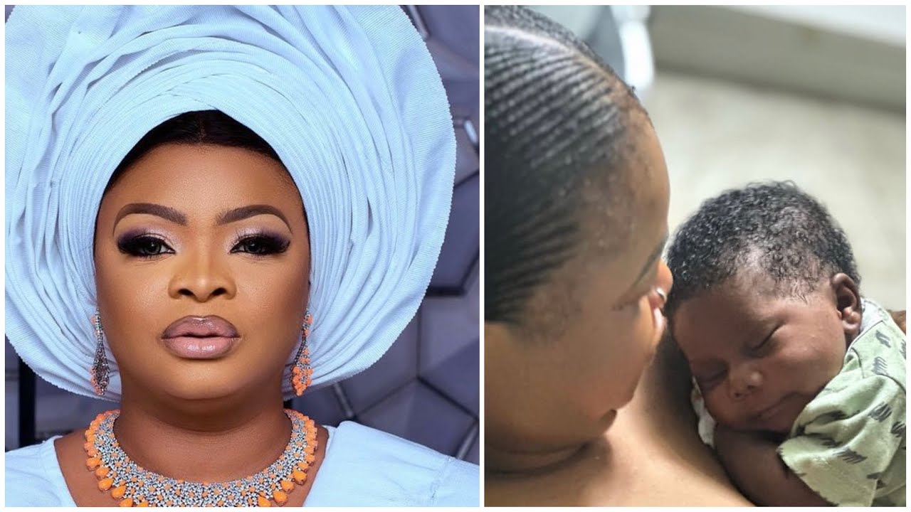 Congratulations are in order for actress Dayo Amusa as she welcomes a ...