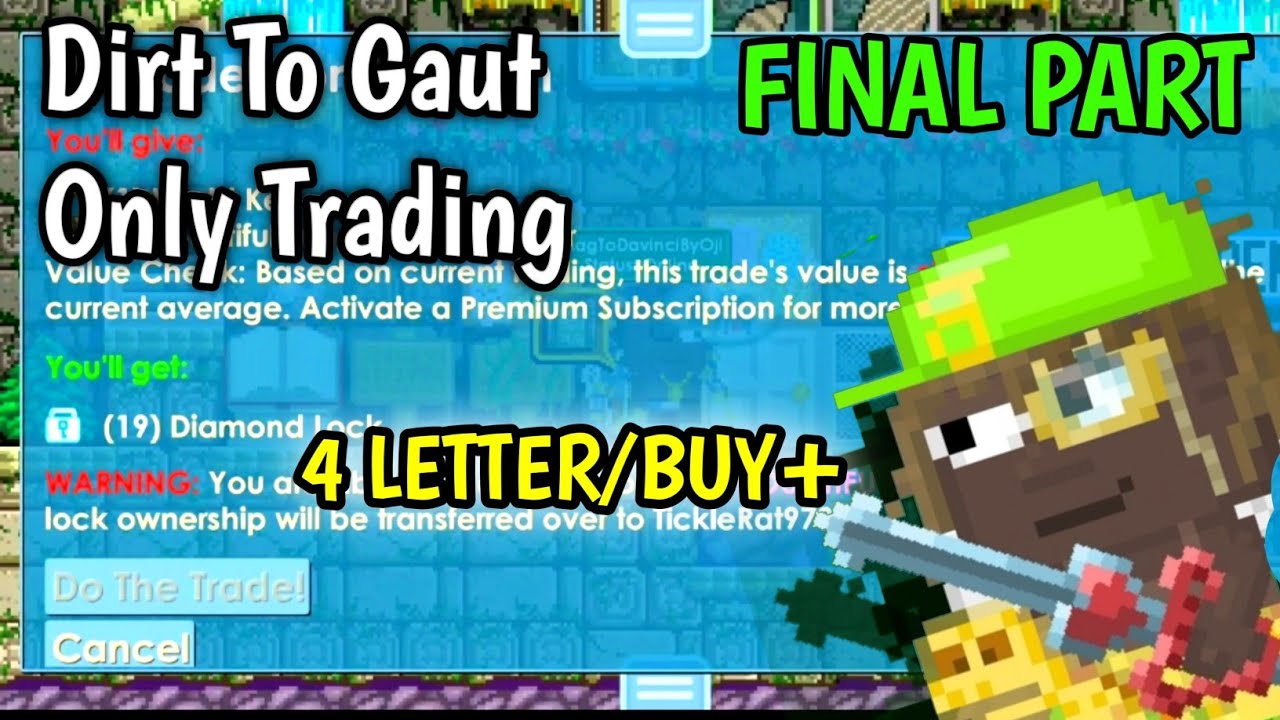 Dirt To Gaut With Trading Growtopia | BEST PROFIT GROWTOPIA 2022 - YouTube