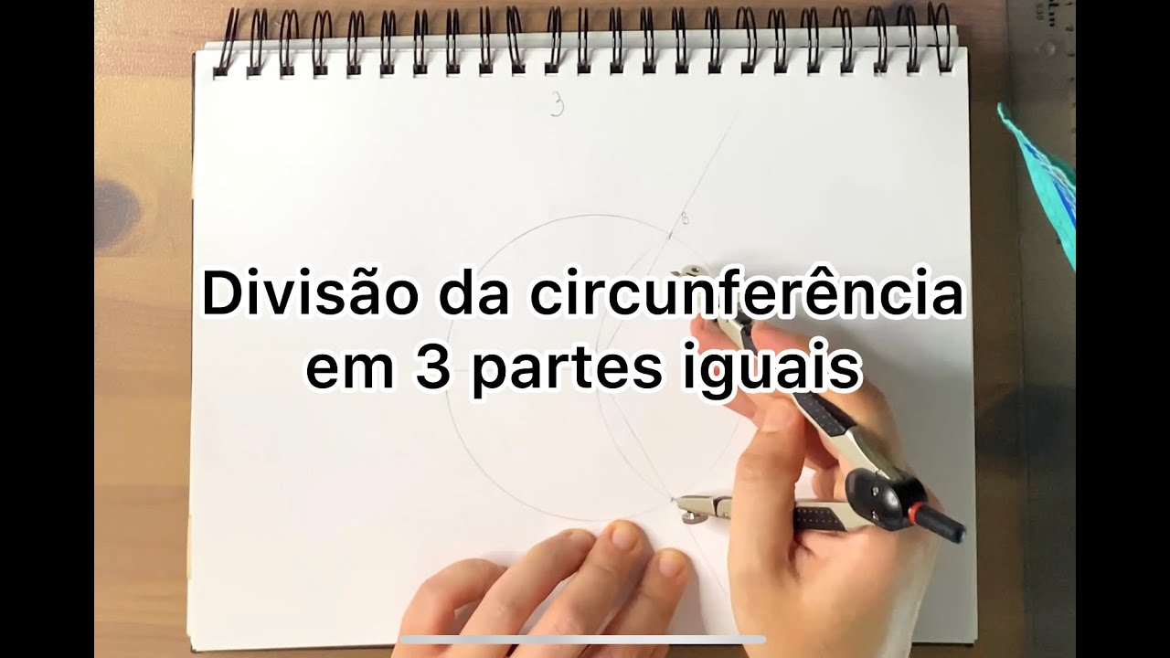 Divisão da circunferência em 3 partes iguais - YouTube