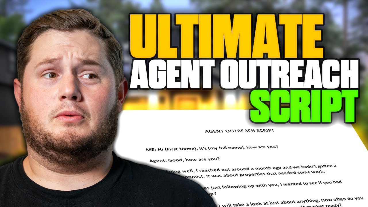 Ultimate Agent Outreach Script for Real Estate Investors - YouTube