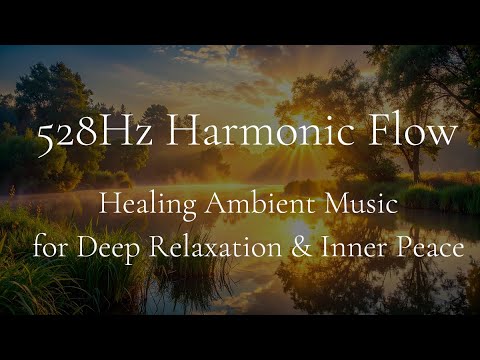 528Hz Harmonic Flow | Healing Ambient Music for Natural Harmony and ...