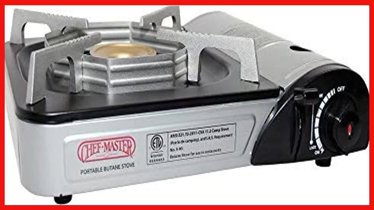 Chef-Master 90011 Butane Countertop Range / Stove – 10,000 BTU ...