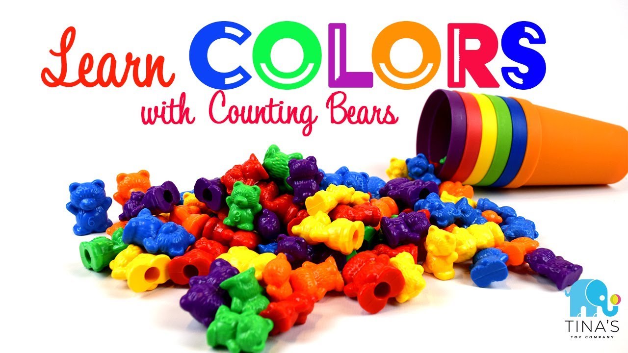 Learn Colors with COUNTING BEARS! For Children Kids Toddlers ...