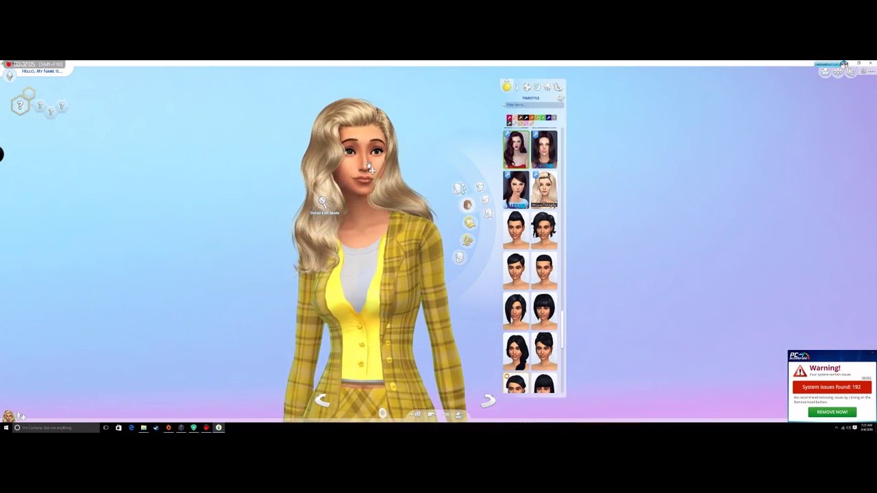 The Sims 4 Cher Horowitz Clueless CAS - YouTube