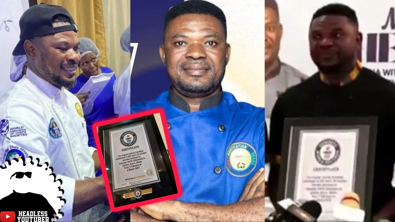 Chef Smith Breaks Guinness World Record for Longest Cook-A-Thon? - YouTube