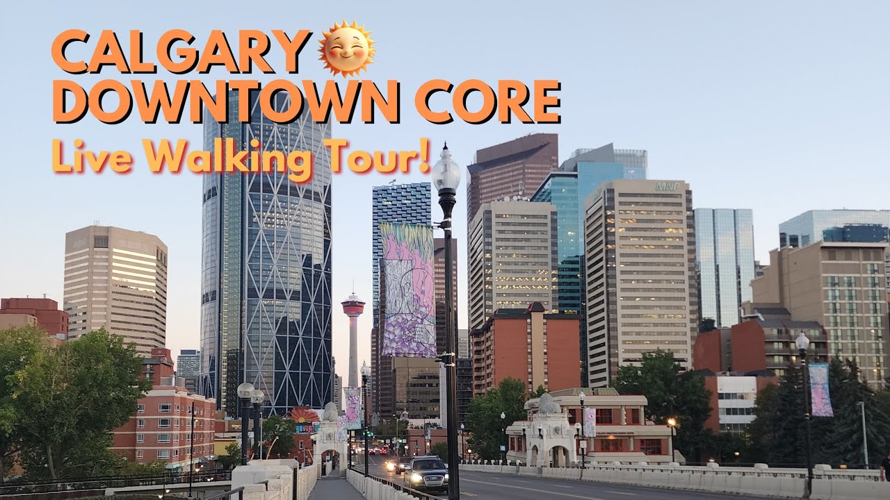 Tour of Downtown Core Calgary - YouTube