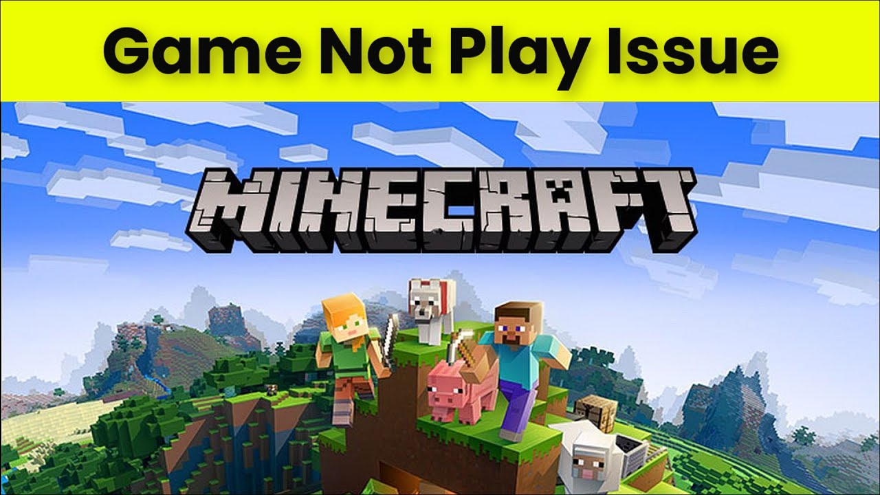 Minecraft Game Not Play Issue - YouTube