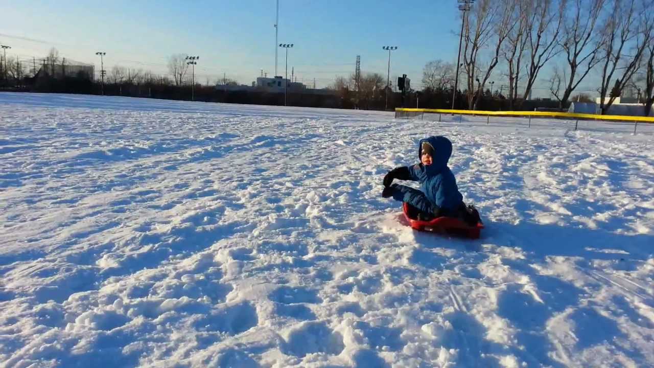 High speed sledding. - YouTube