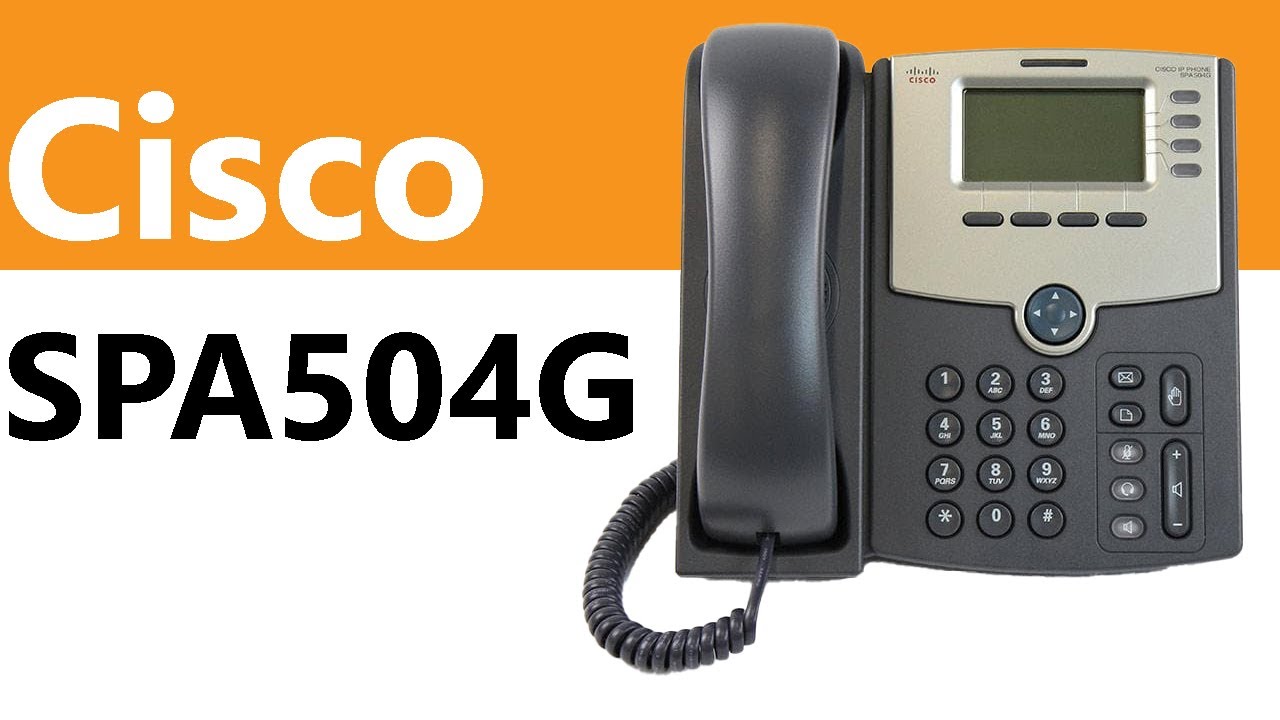 Cisco SPA504G 4 line IP Phone - Product Overview - YouTube