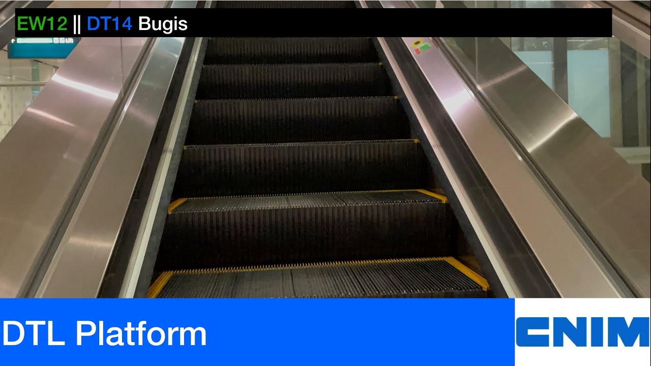 Bugis MRT Station || CNIM Escalator (DTL Platform) - YouTube