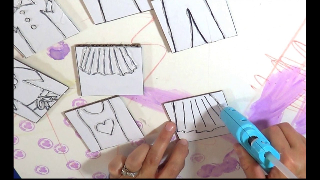 How to make homemade fashion plates - YouTube