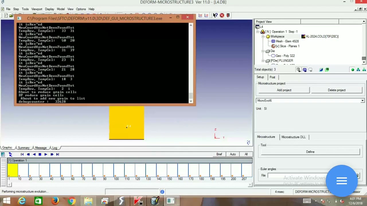 Micro structure analysis by Deform 3D software - YouTube