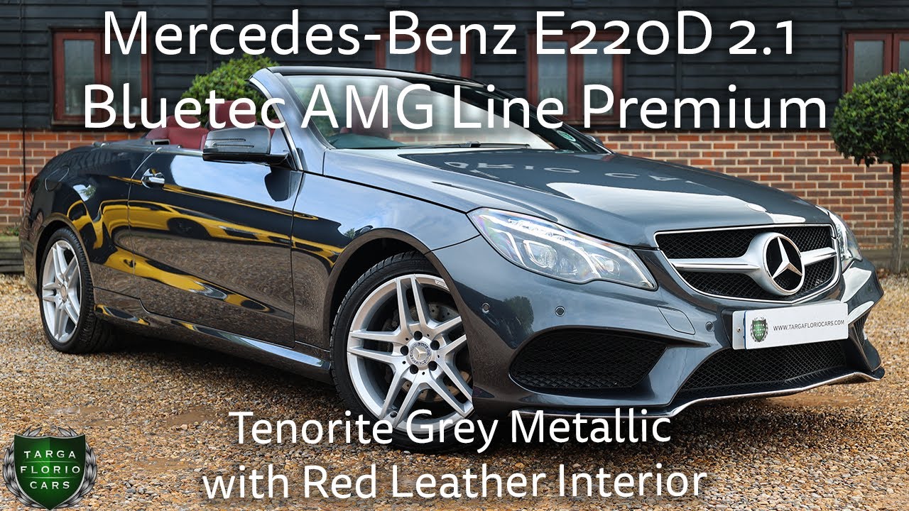 [4K] Mercedes E220D 2.1 AMG Line Premium Convertible registered ...
